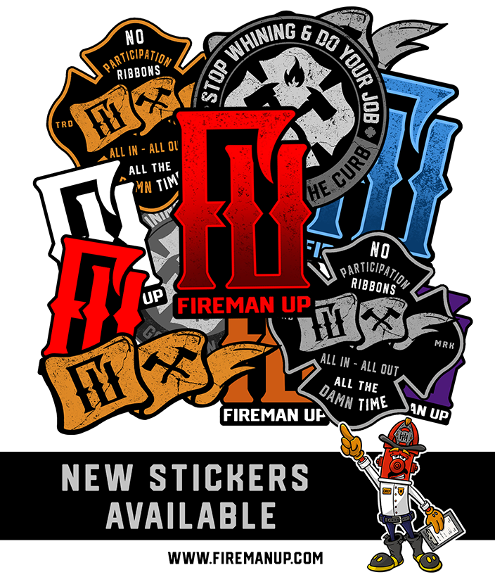 Stickers — Fireman Up