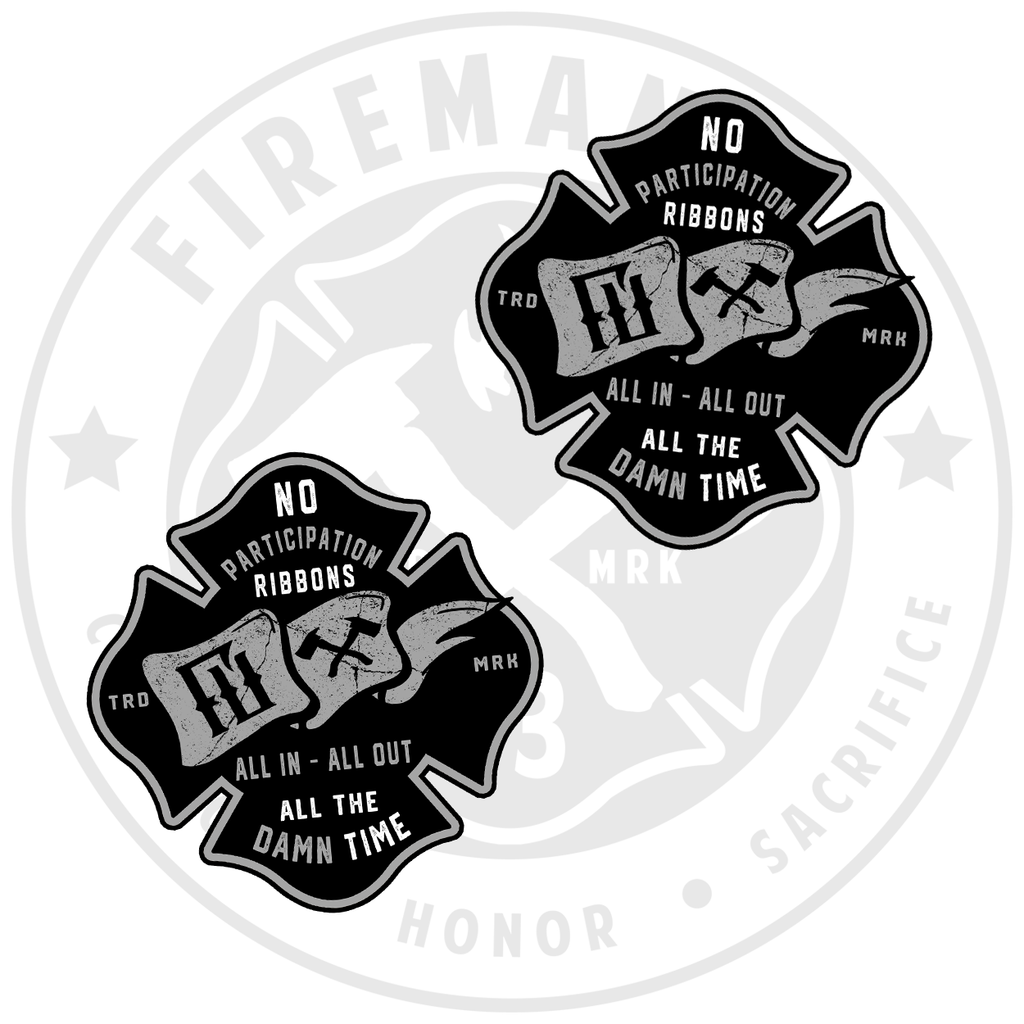 Fireman Up Stickers